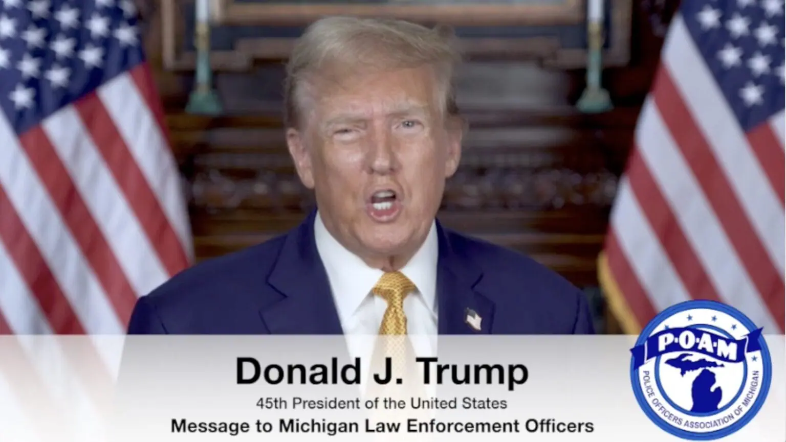 Donald J. Trump Sends Message for POAM | Annual Convention
